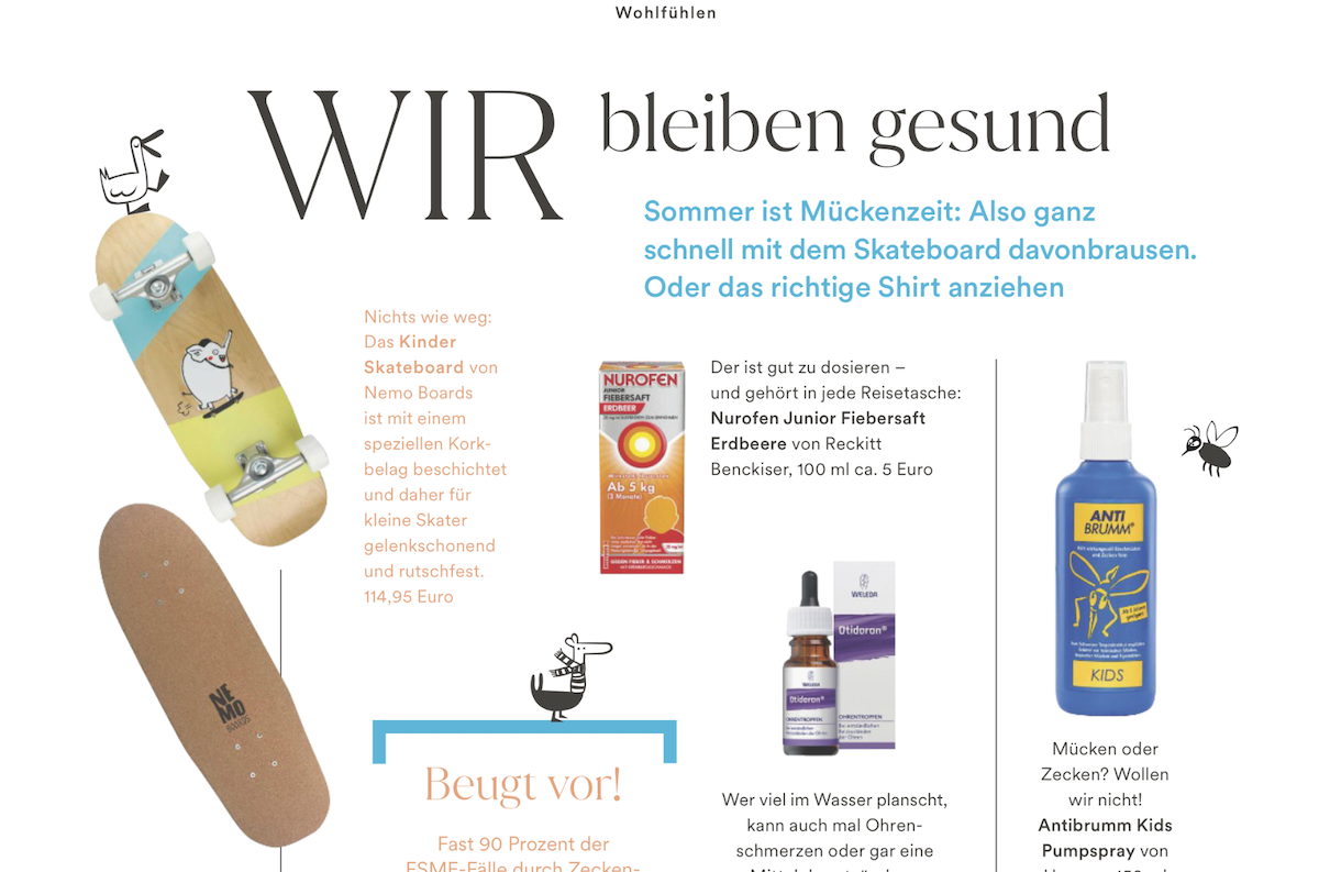 Kinderskateboard Kaufempfehlung - NEMO BOARDS im Eltern Family Magazin